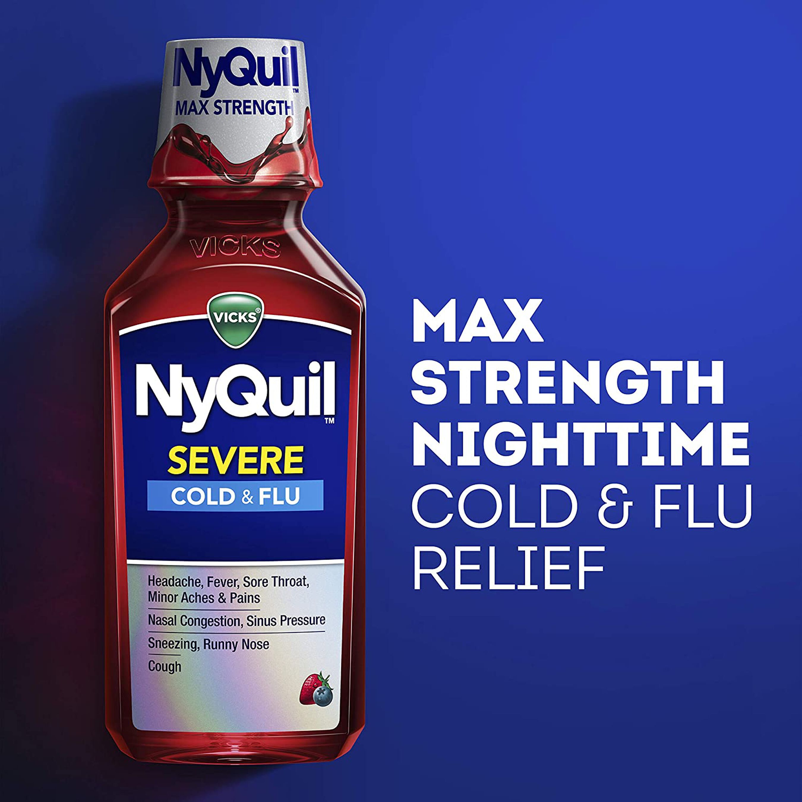 Vicks DayQuil/NyQuil Severe Cold and Flu, Combo Pack, 12 oz